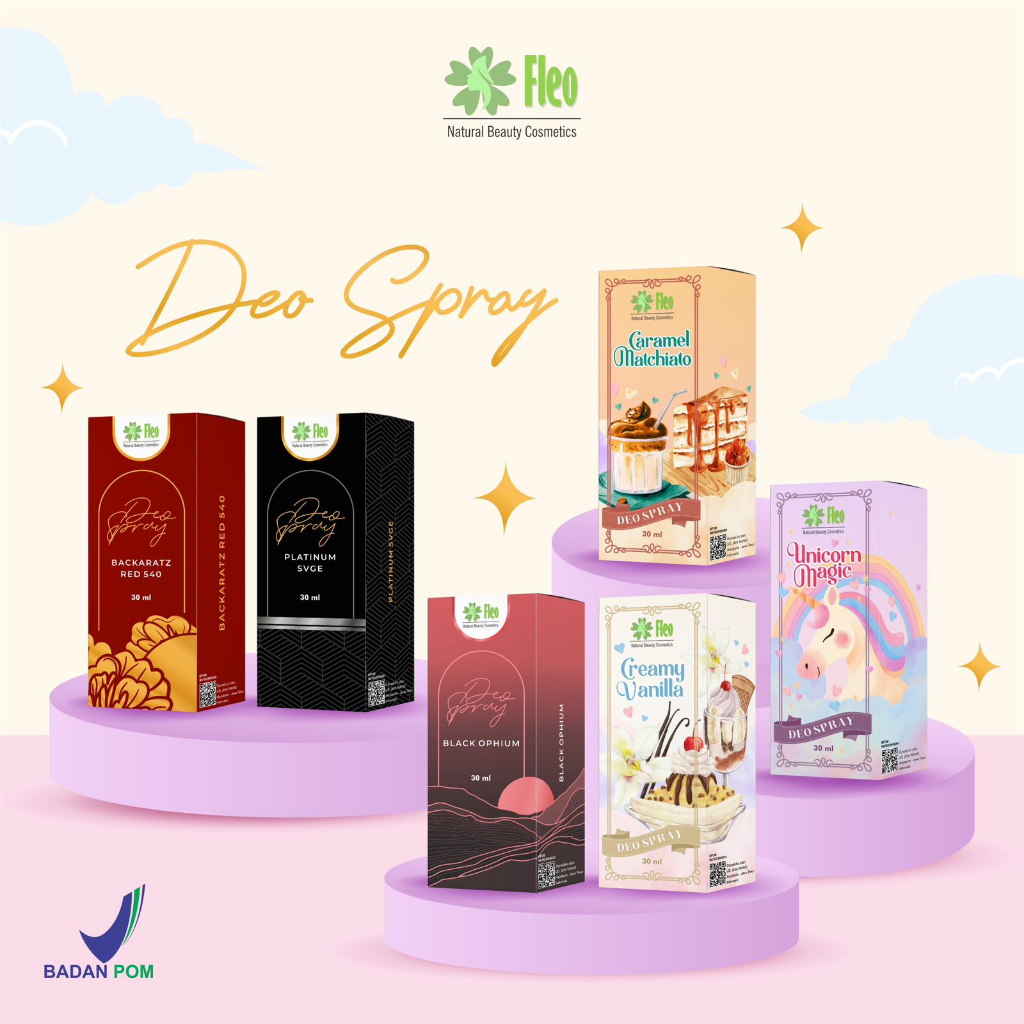 Jual FLEO Deodorant Spray Tawas Alami 30ml / Deo Spray Fleo Penghilang Bau Badan / Magic Deo ...