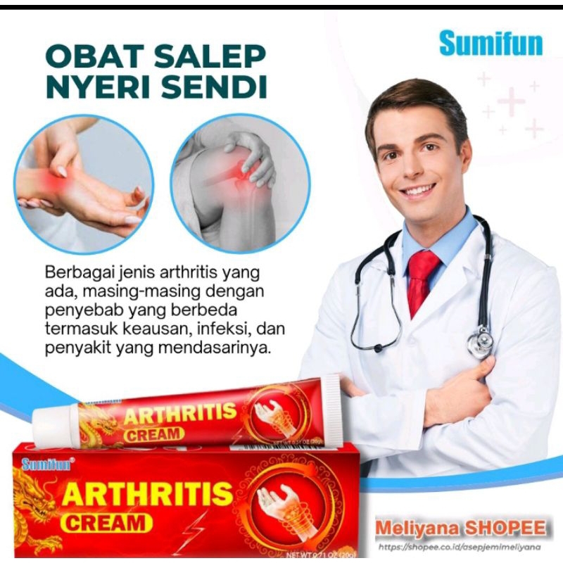 Jual Arthritis Salep Cream Anti Pegal Linu Tulang Sakit Pinggang Sendi ...