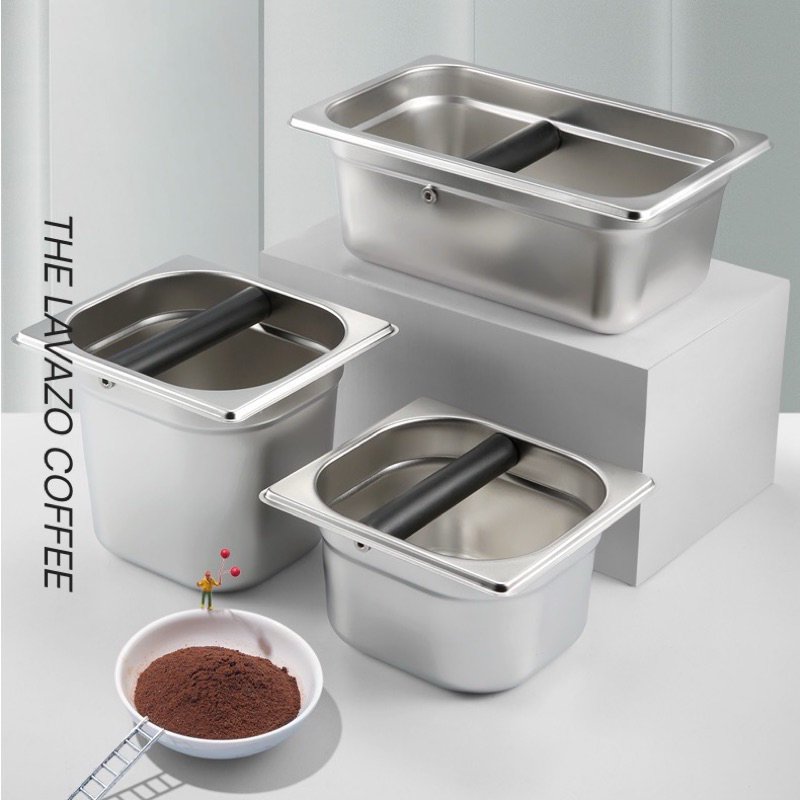 Jual Knock Box Kopi Solid Stainless Steel | Coffee Bin | Tempat Buang ...