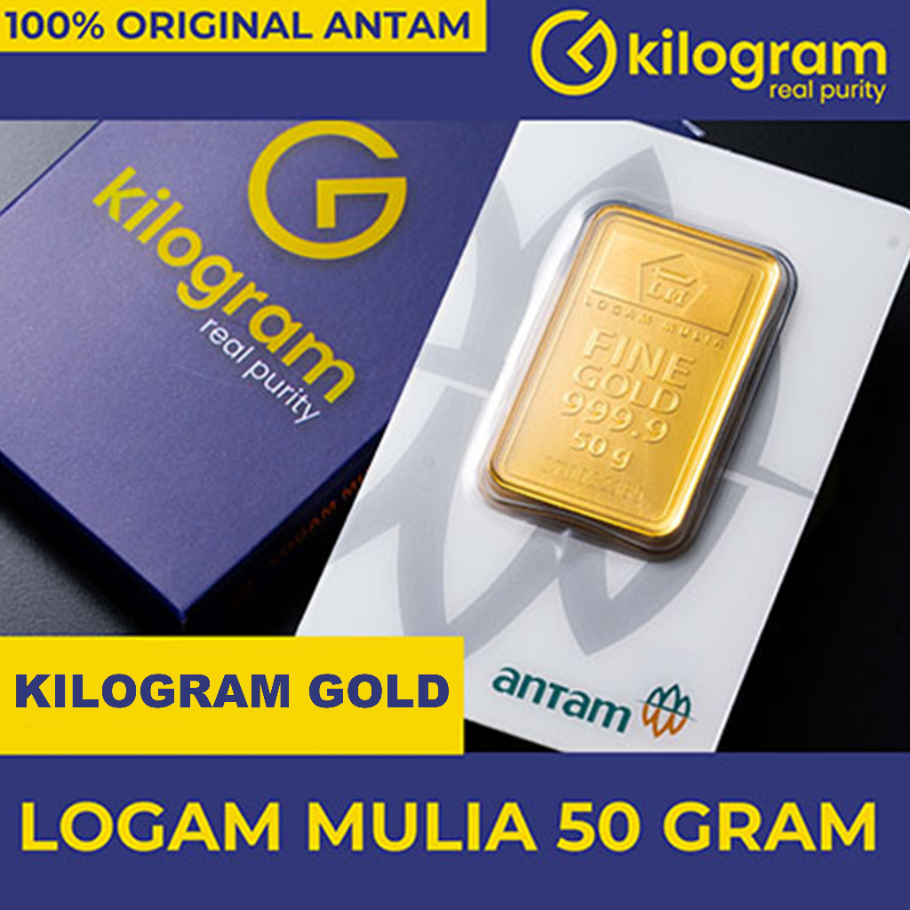 Jual EMAS ANTAM 50 Gram LOGAM MULIA TERBARU | Shopee Indonesia