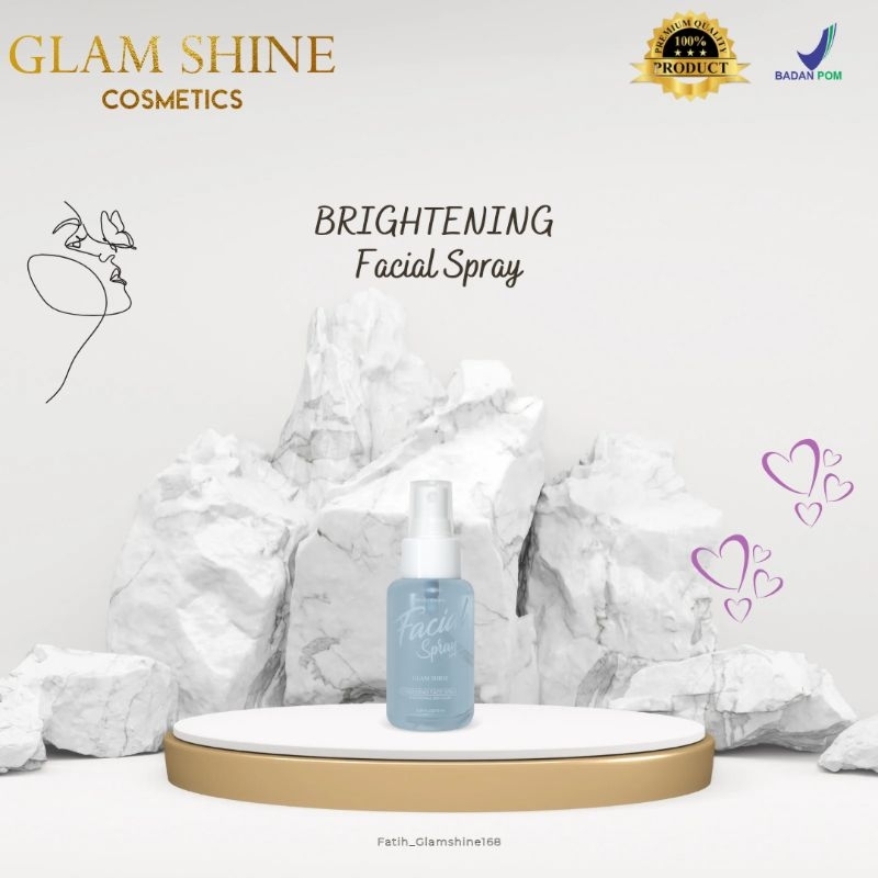 Jual GLAM SHINE BRIGHTENING FACIAL SPRAY | Shopee Indonesia