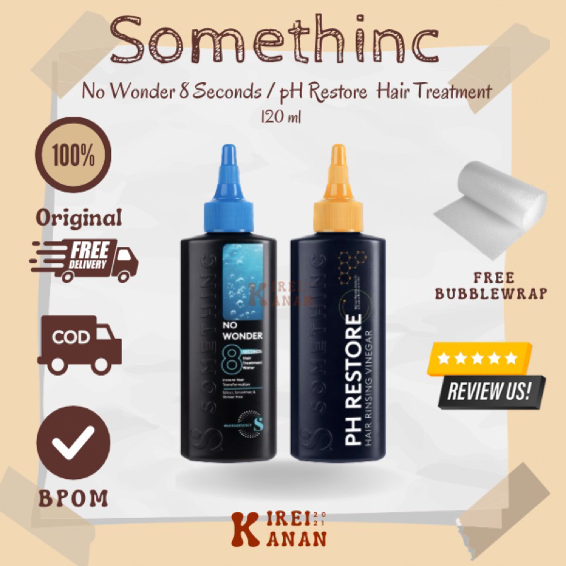 Jual somethinc hair treatment pH restore hair rinsing / no wonder 8 seconds 120 ml | Shopee ...