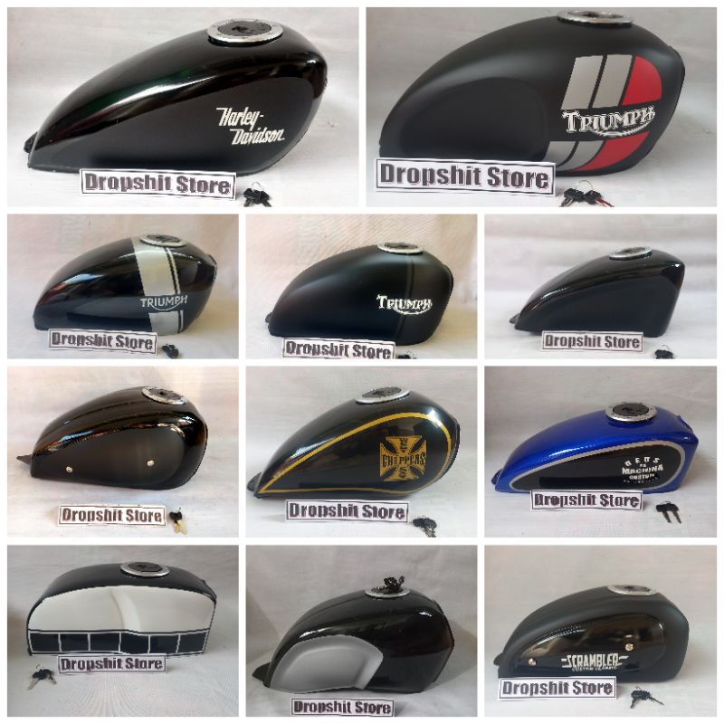Jual Tangki custom japstyle Tangki Triumph Tangki Scrambler Tangki ...