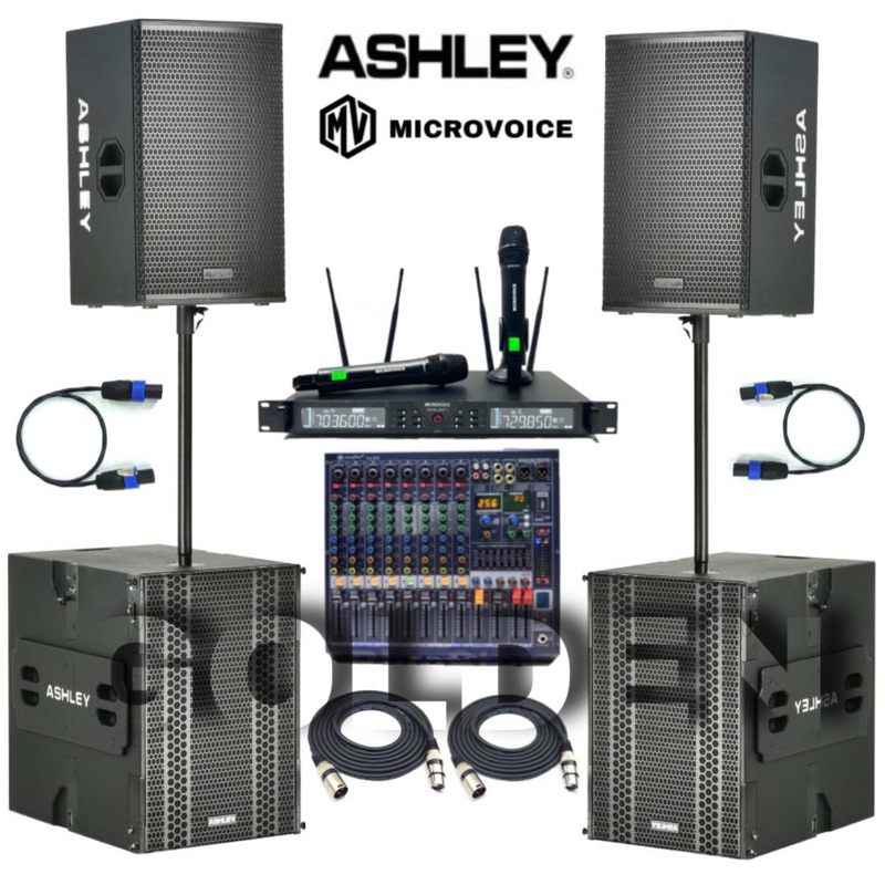 Jual Paket Sound Karaoke Ashley Xman 15 P + Subwoofer ZOOM 1184 DSP ...