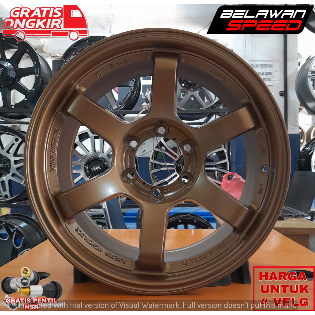 Jual PELEK MOBIL RACING VELG HSR TOKYO RING 18 PCD 6X139,7 R18 UNTUK ...