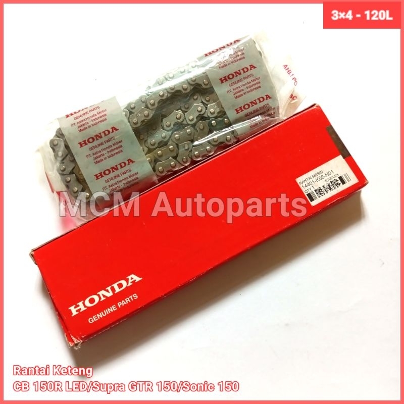 Jual Rantai Keteng K56 CB 150 Led/Supra GTR/Sonic 150 AHM ORI | Shopee ...