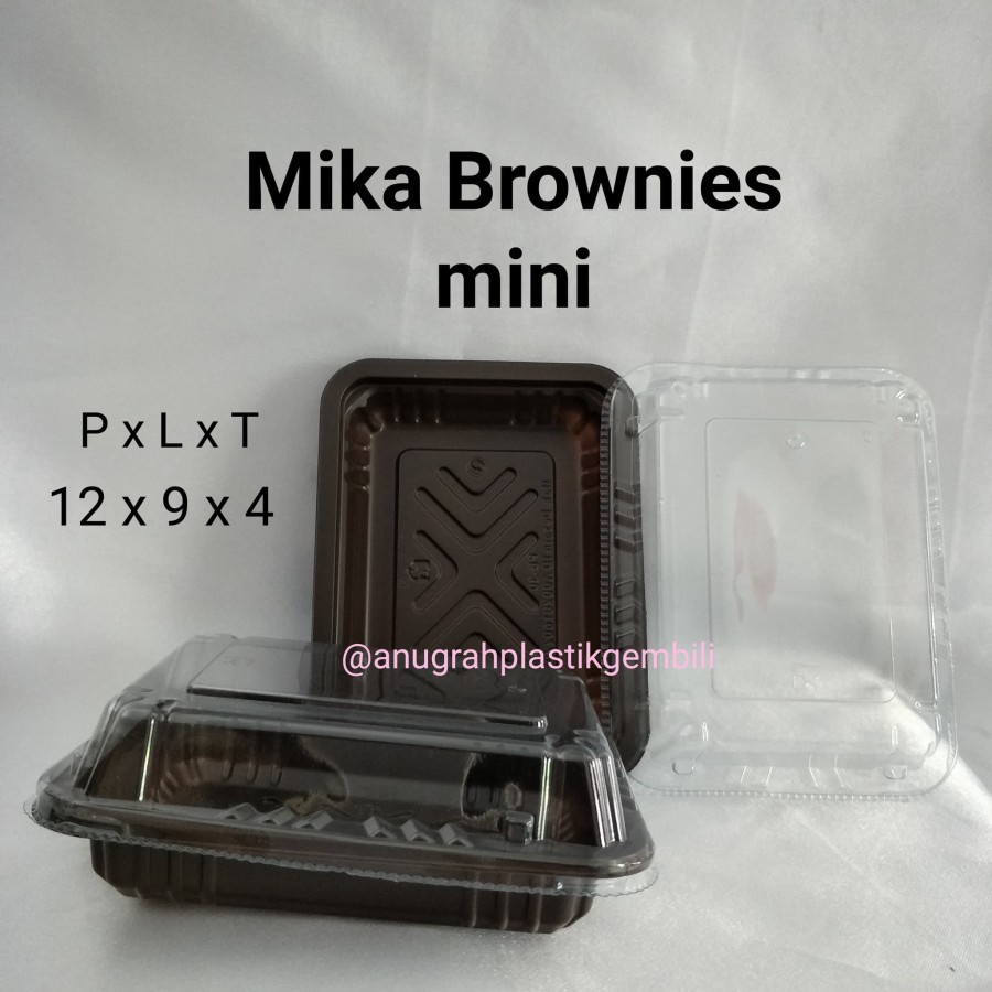 Jual Mika Brownies Mini / Tray PB 30 ( SB 110 ) PER KARTON / PER DUS ...