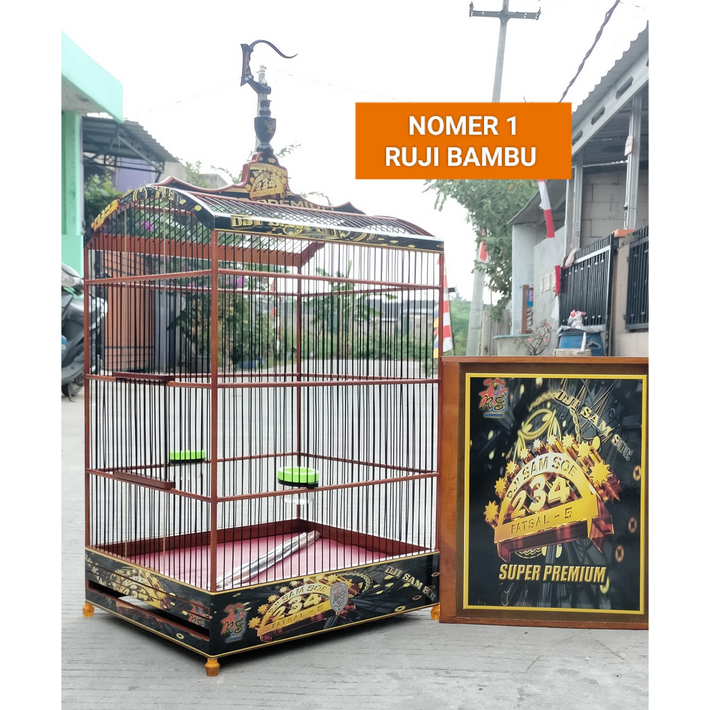 Jual SANGKAR DECAL NOMER 1 KANDANG KOTAK DJI SAM SOE UKURAN NOMER 1 ...