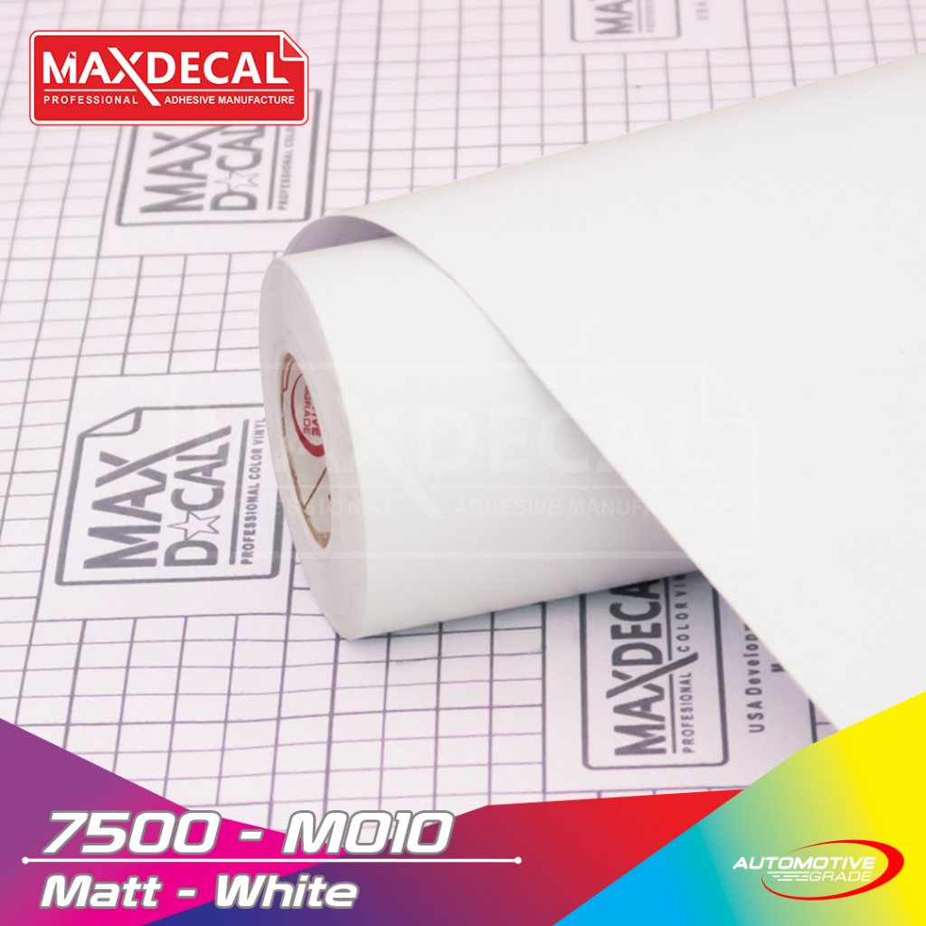 Jual Sticker Skotlet Maxdecal 7500 M010 Max Decal Putih Doff | Shopee ...