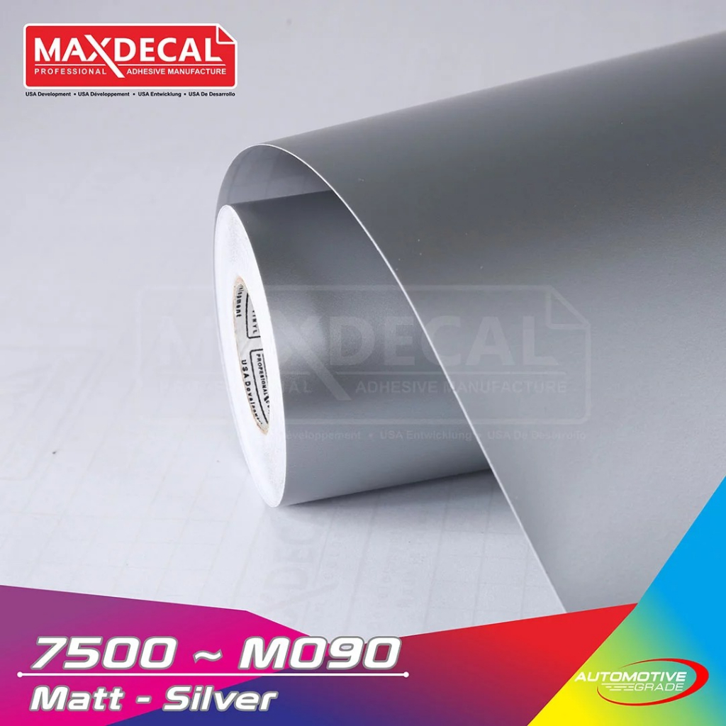 Jual Sticker Stiker Skotlet Maxdecal Max Decal Silver Doff 7500 M090 ...