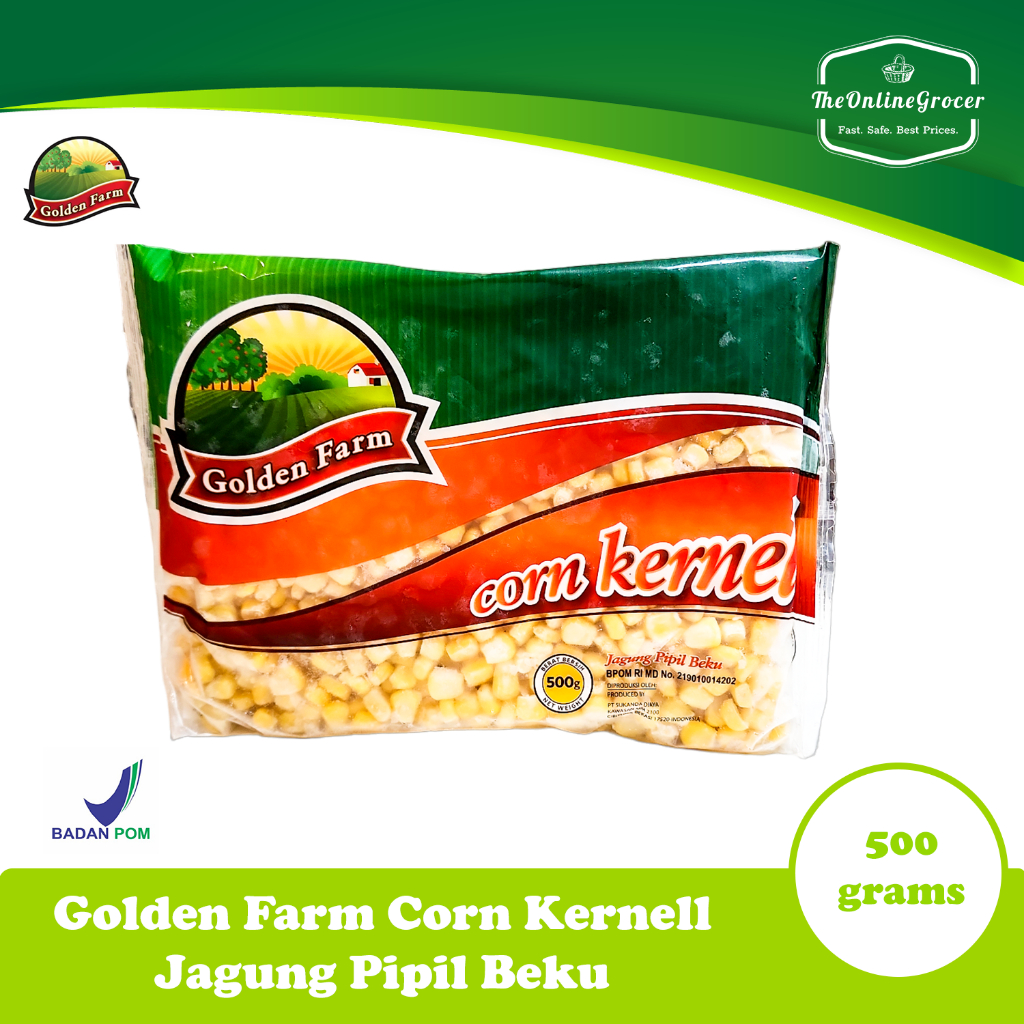 Jual Golden Farm Frozen Corn Kernel 500gr – Jagung Pipil Beku | Shopee ...