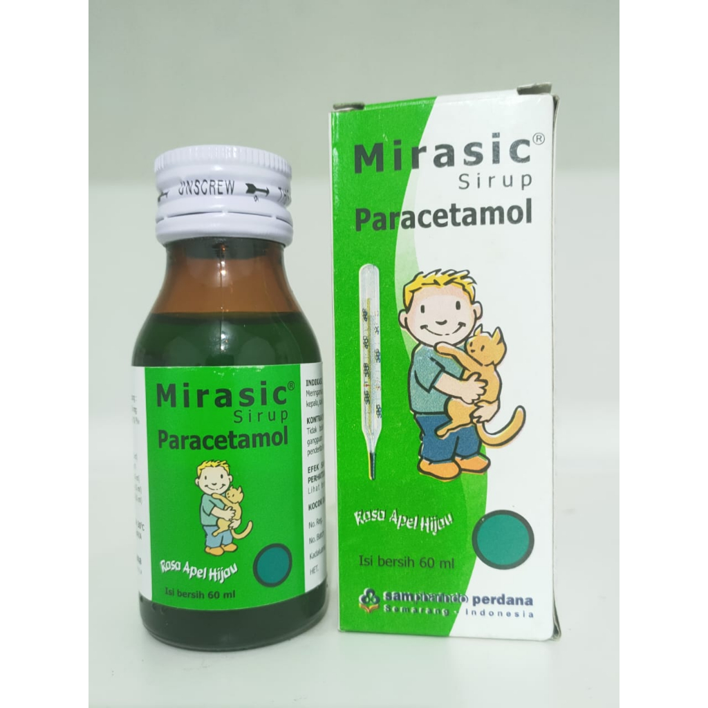 Jual Mirasic sirup rasa apel hijau (60ml) | Shopee Indonesia