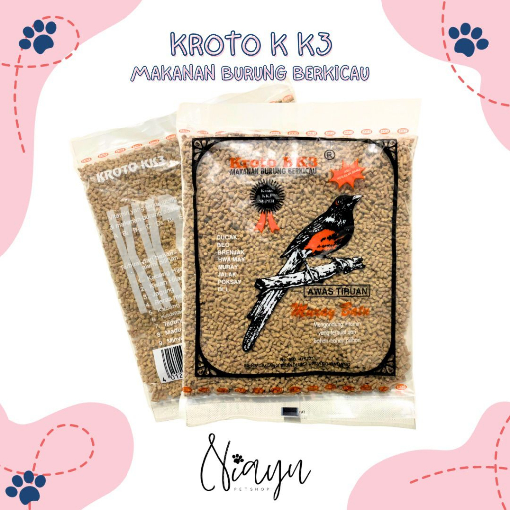 Jual Niayu - Pakan Burung Ocehan Kroto KK3 | Shopee Indonesia
