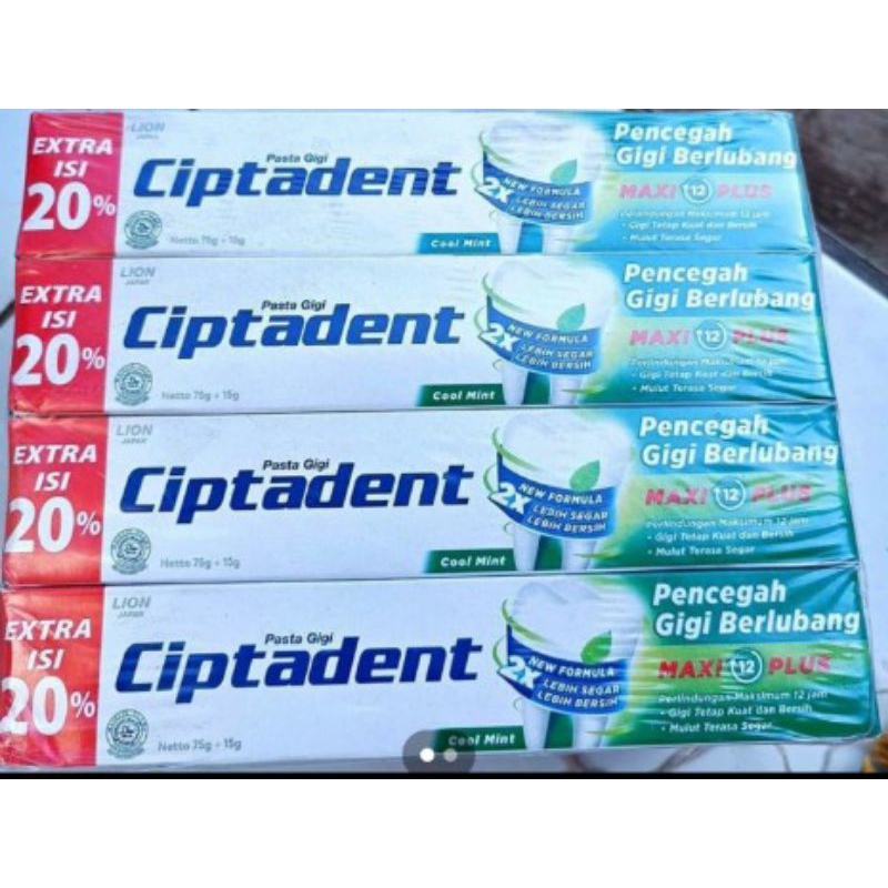 Jual pasta gigi CIPTADENT 75 gr // Ciptadent pasta gigii 190 gr promo ...