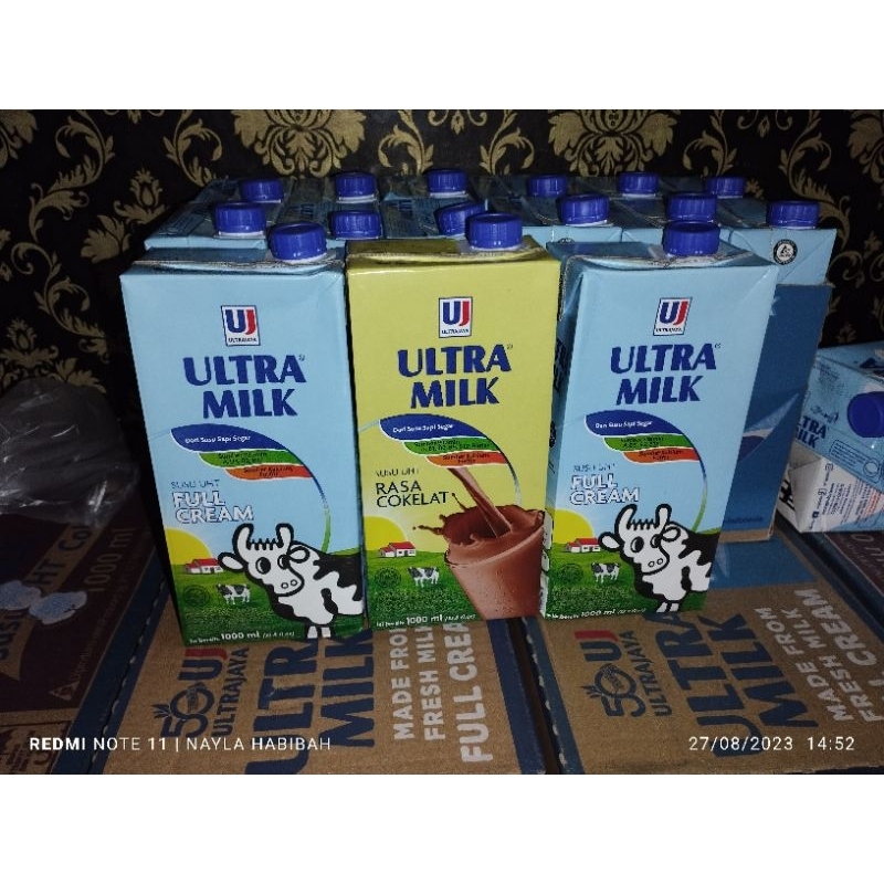 Jual Susu ultra full cream 1L | Shopee Indonesia