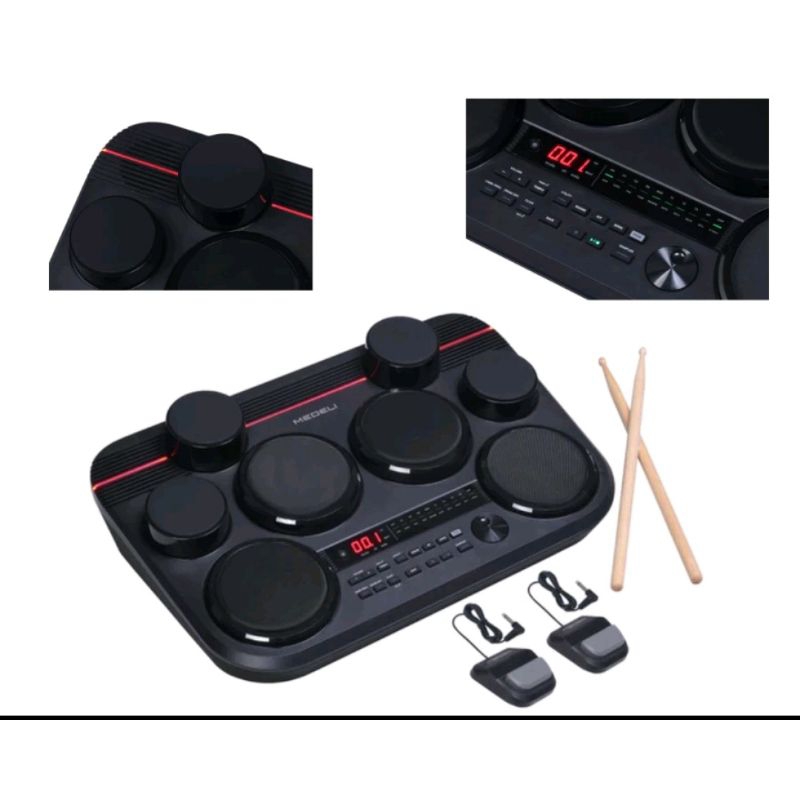 Jual medeli DD325 DRUM PAD 8 pads (touch sensitivity) dd-325 Best ...
