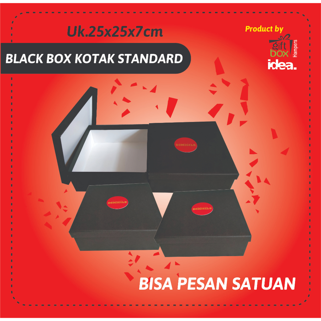 Jual Box Souvenir/Box Kado/Box Hantaran/Box Hitam Costum Premium ...