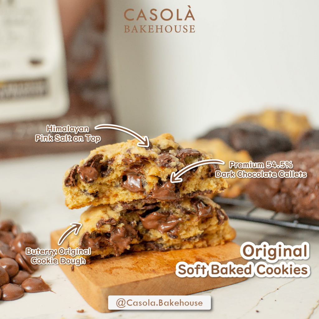 Jual Soft Baked Cookies ( Original Cookies ) by Casola Bakehouse ...