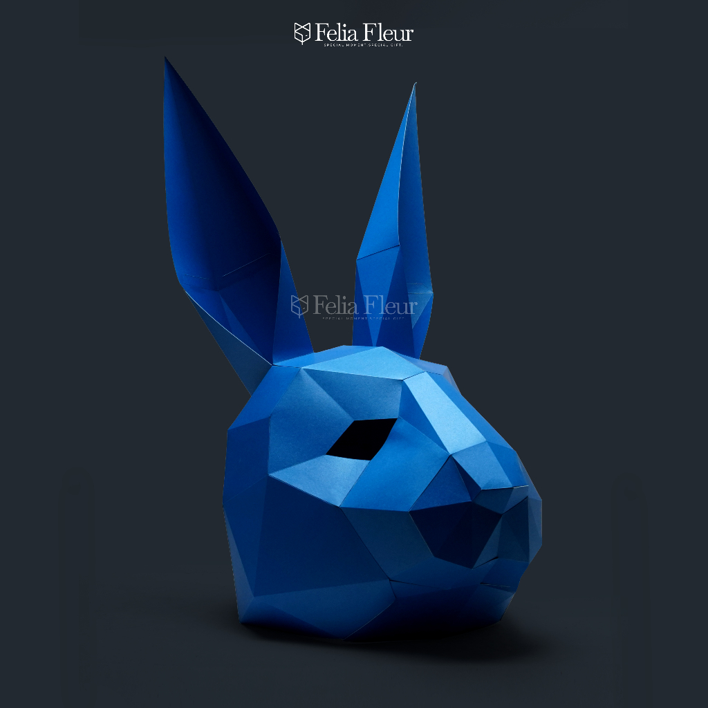Jual Japanese Papercraft Topeng Kelinci Rabbit Premium 3D Unik Hiasan ...