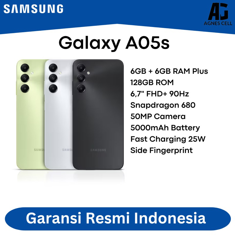 Jual Samsung A05s 6/128 A06 4/128 4/64 | Light Blue & Blue Black ...