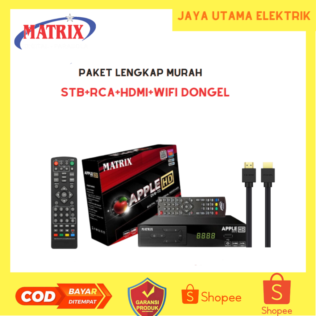 Jual Set Top Box tv digital / Set Top Box Matrix Apple DVB T2 - TV ...