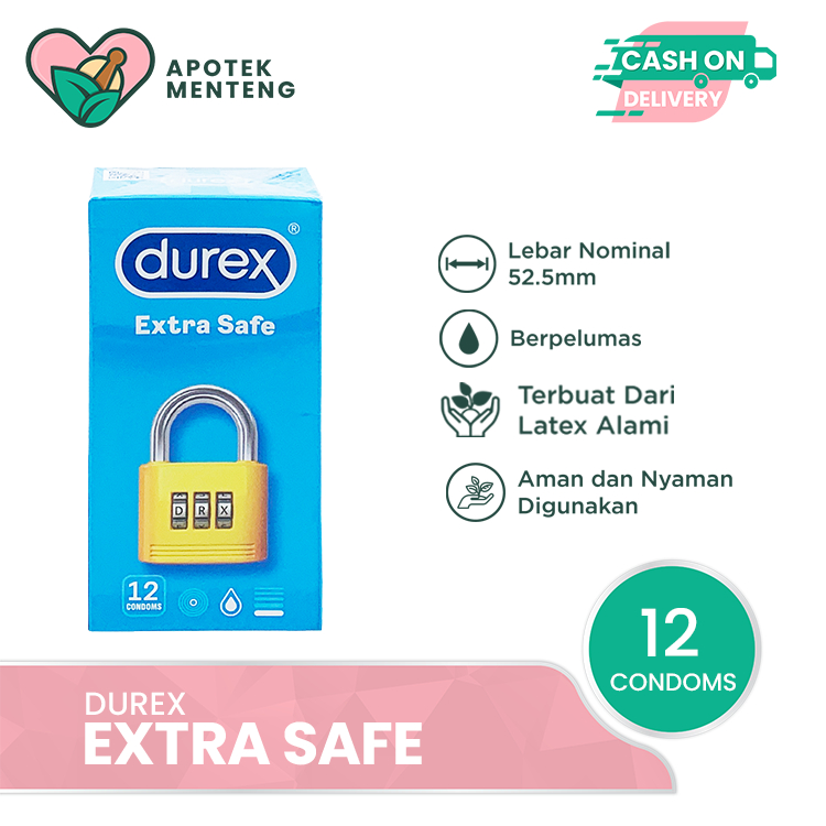 Jual Kondom Durex Extra Safe - Isi 12 | Shopee Indonesia