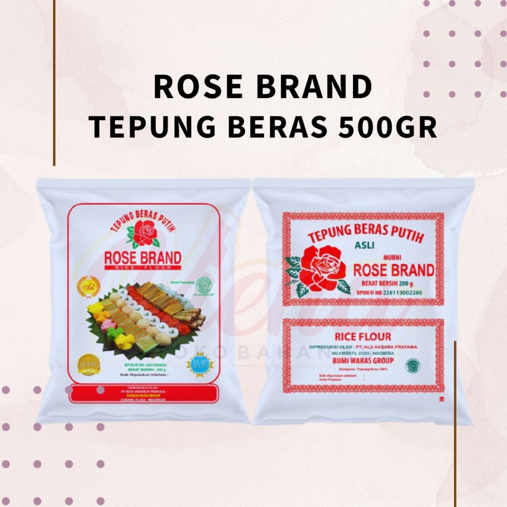 Jual Rose Brand Tepung Beras 500gr | Shopee Indonesia
