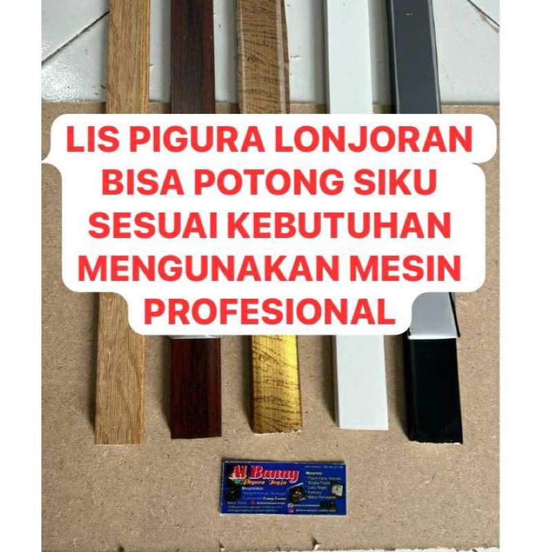 Jual BISA POTONG SIKU SESUAI UKURAN Batangan pigura frame fiber L3cm ...