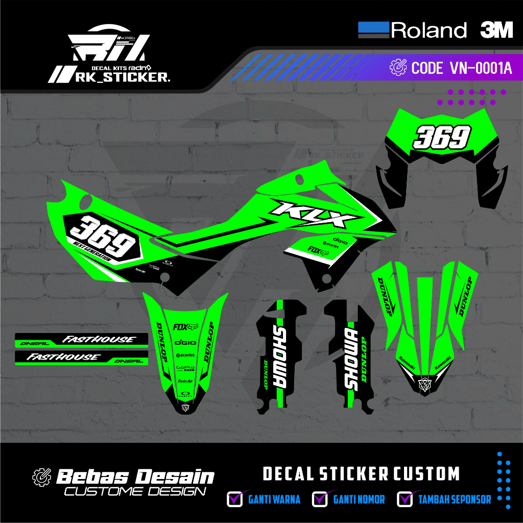Jual DECAL KLX 150 2023-2024 FREE USTOME DESIGN | Shopee Indonesia