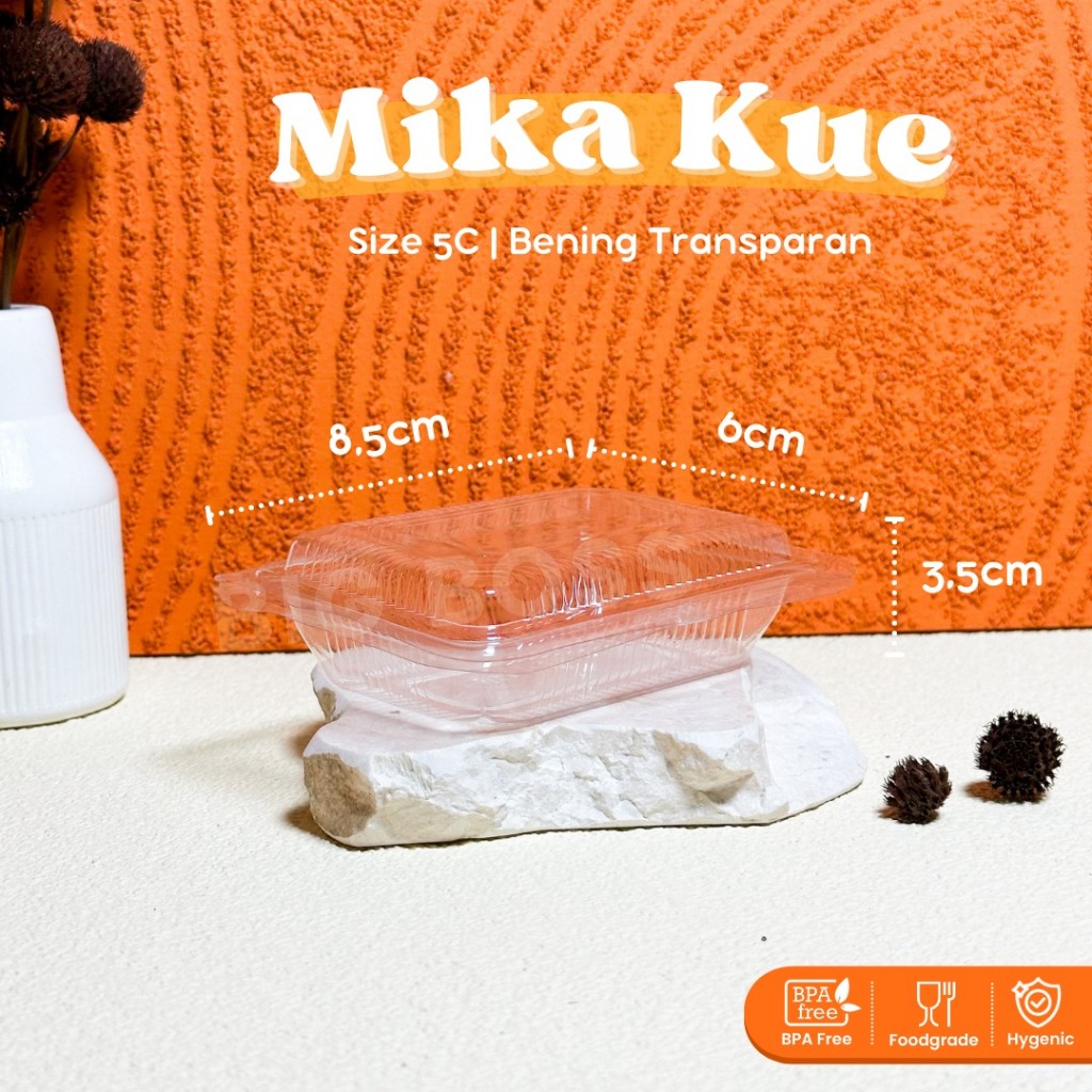 Jual Mika Kue Plastik Bening Transparan / Mika Nasi Kecil Sedang ...