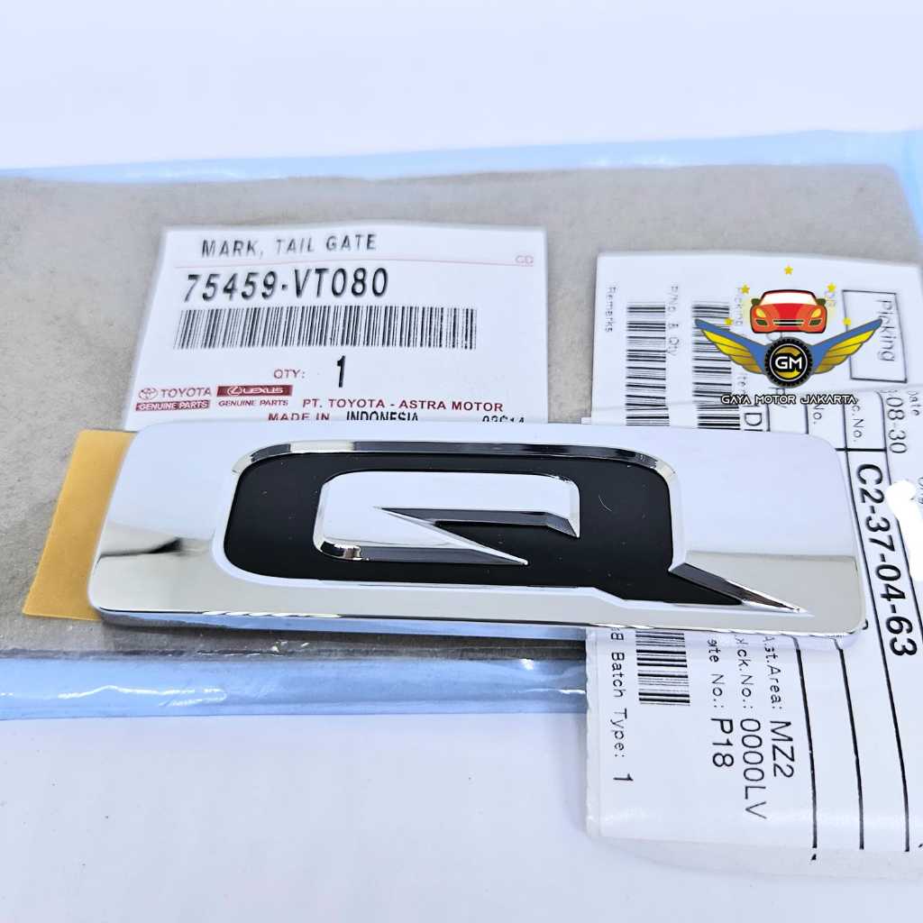 Jual Emblem Logo Toyota Innova Reborn-Zenix Type Q 75459-VT080 | Shopee ...