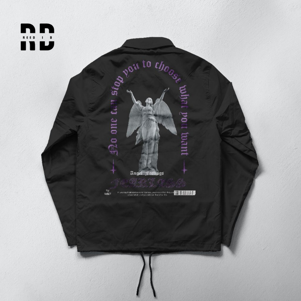 Jual Coach Jacket Fearless Black //Jaket Parasut Model Terbaru ...