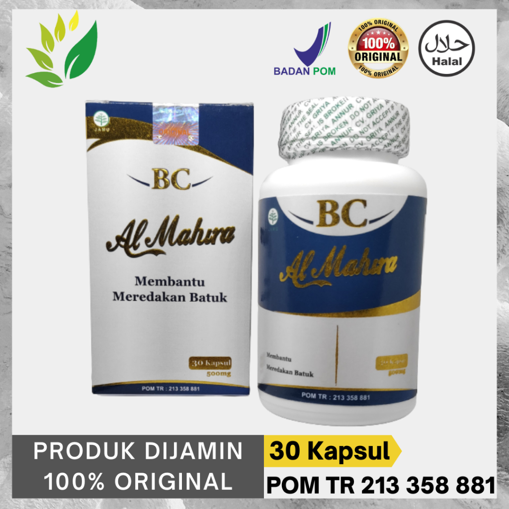Jual Kapsul BC Almahira Original Obat Herbal Untuk Sesak Batuk Asma ...