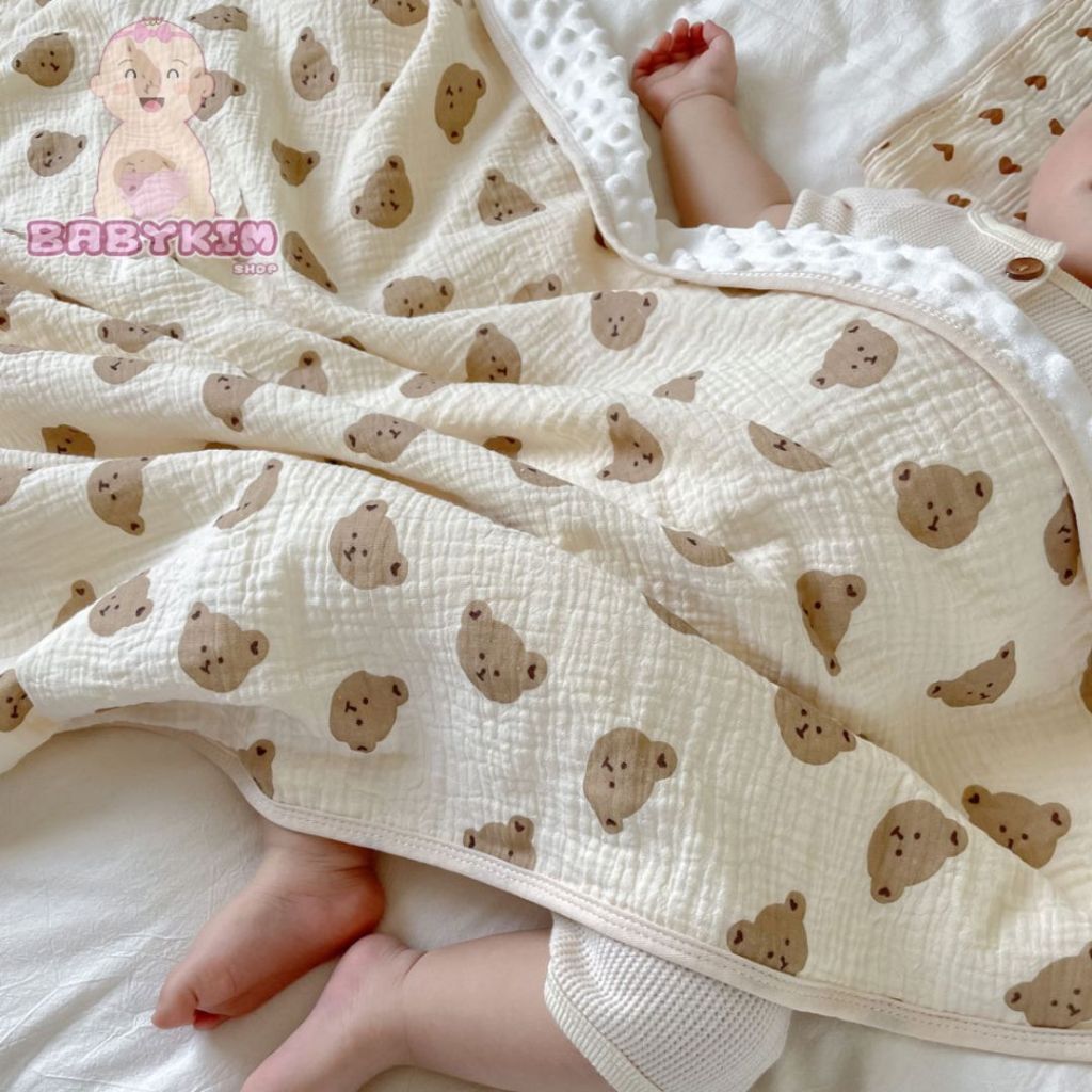 Jual Selimut baby cotton mingky beludru blanket bayi lembut newborn ...