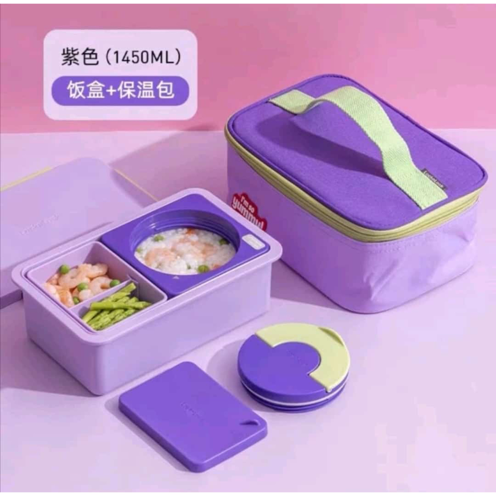 Jual LOCKNLOCK BENTO BOX , LUNCHBOX SET (Free Stiker + LunchBag ...
