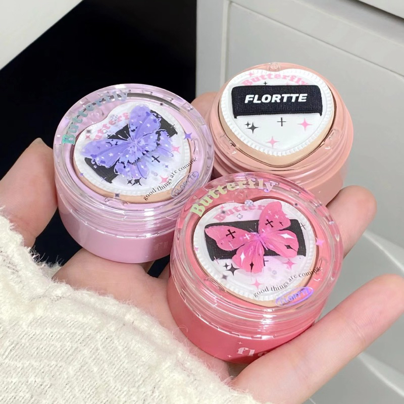 Jual Flortte butterfly blossom blush cream | Shopee Indonesia