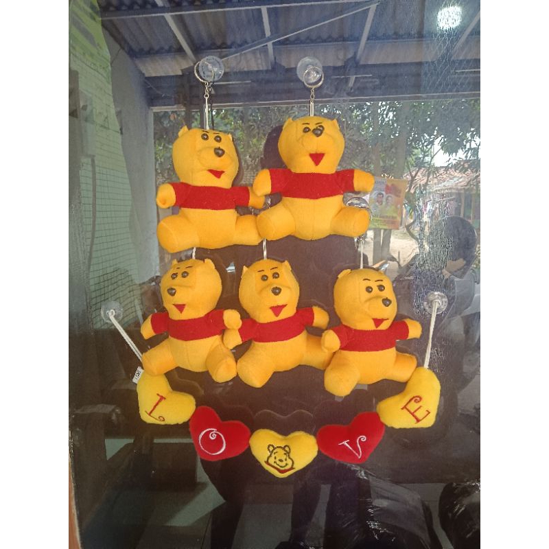 Jual paket boneka renceng love hiasan kaca mobil (1 renceng 5 boneka ...