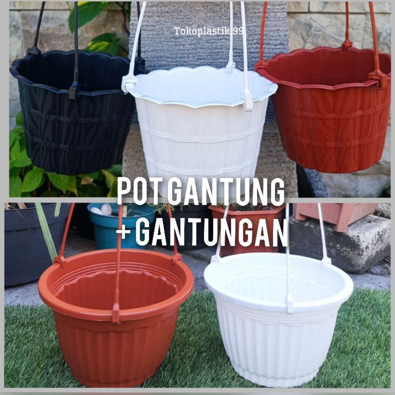 Jual Pot Bunga Gantung (Type 20 PUMBA - MERANTI) Harga GROSIR | Shopee ...