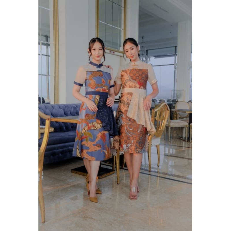 Jual IRIS DRESS BATIK MODERN by TARIAN MAS | Shopee Indonesia