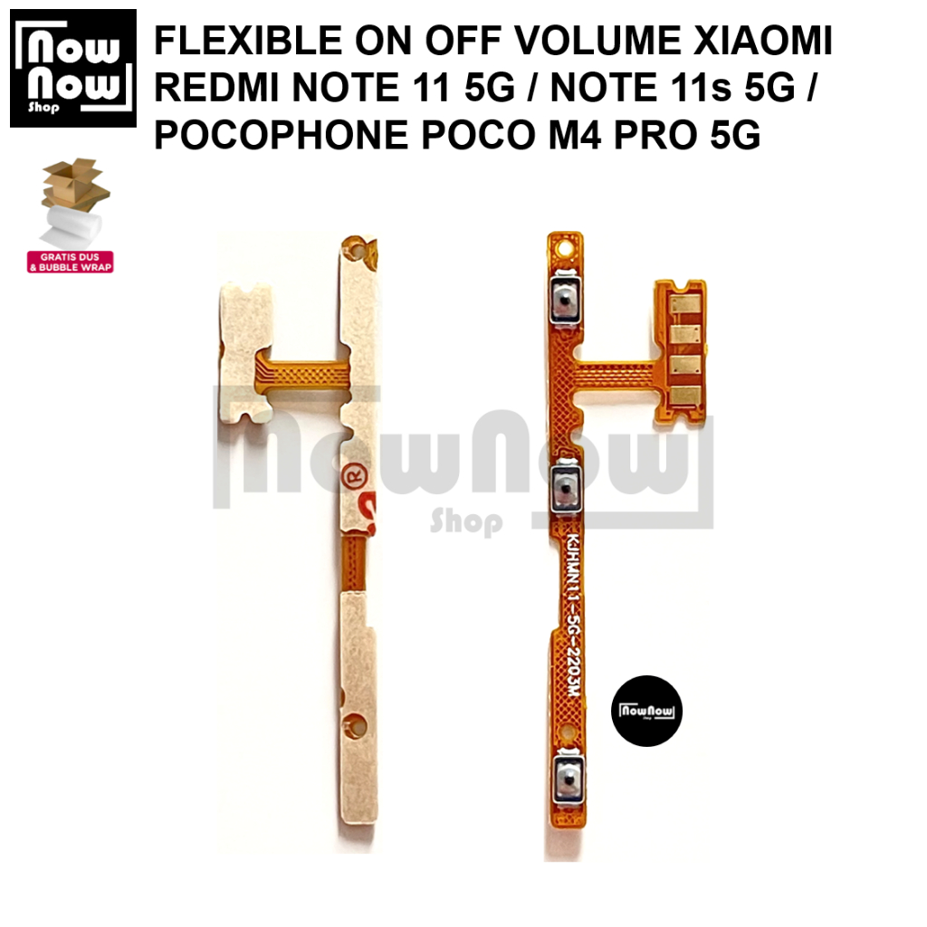 Jual Flexible ON OFF Volume Xiaomi Redmi Note 11 5G / Note 11s 5G / POCOPHONE Poco M4 Pro 5G ...
