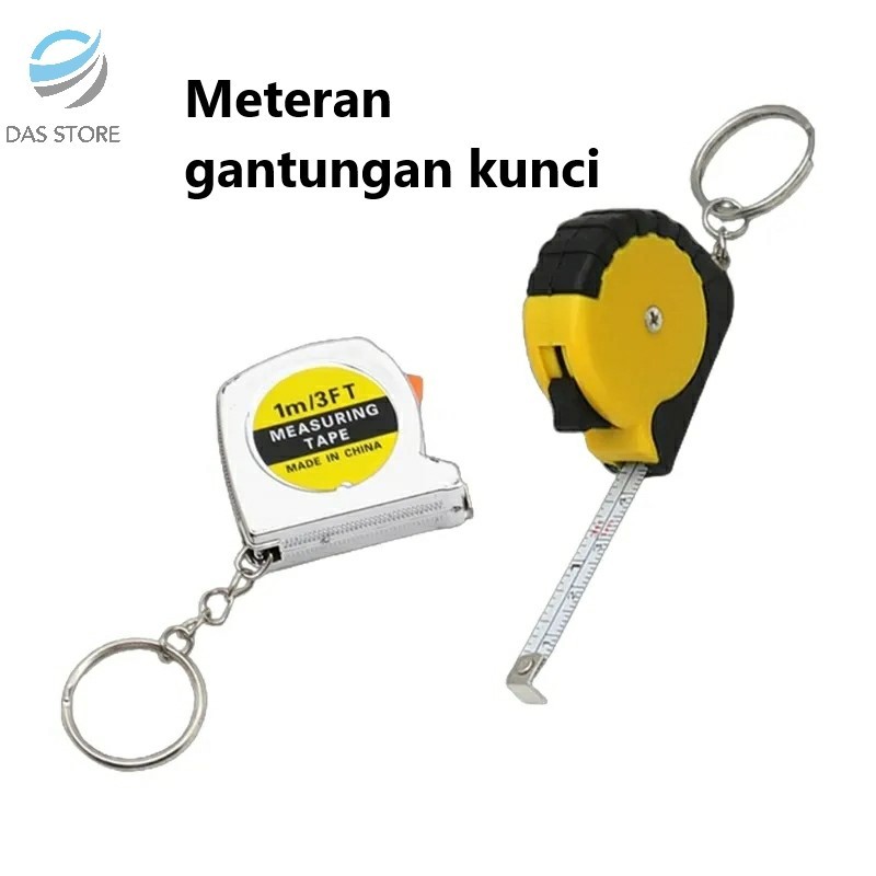 Jual Gantungan Kunci Dengan Meteran 1m Mini Keychain Measuring Tape 1 ...