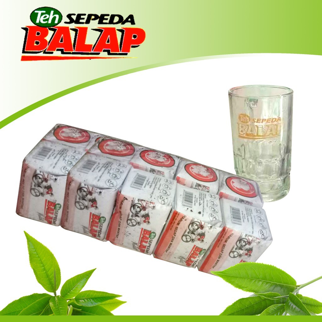 Jual murah teh tubruk sepeda balab berhadiah gelas/ teh balap berhadiah ...