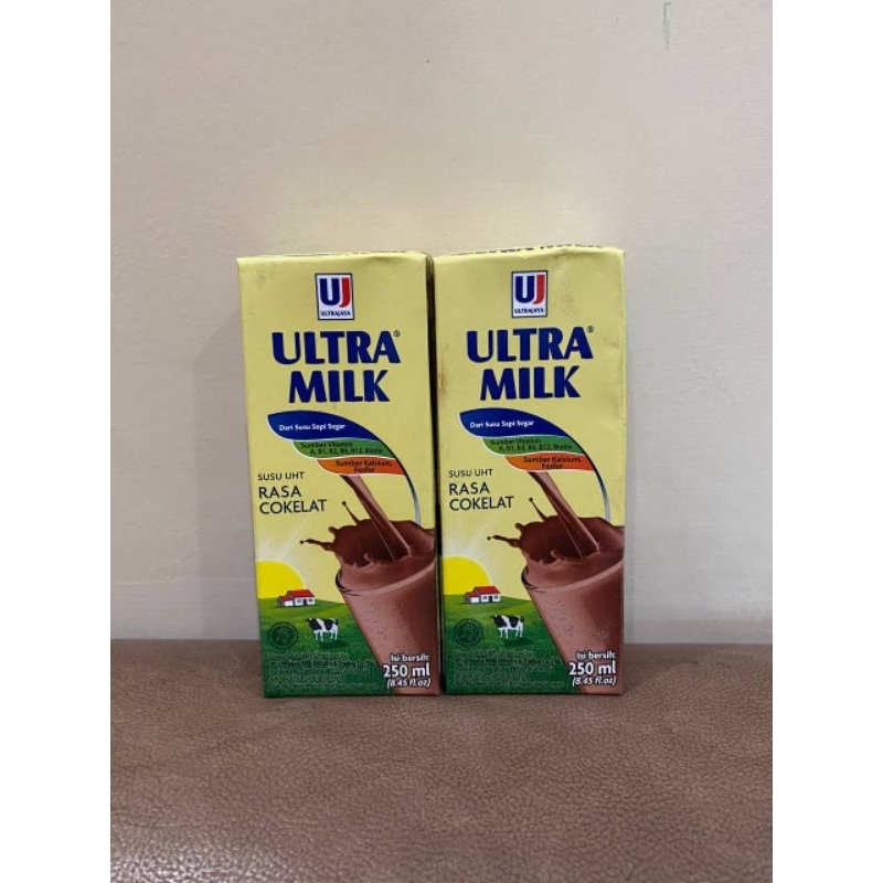 Jual Ultra Milk 250 ml Susu Kotak Coklat Chocolate UHT | Shopee Indonesia