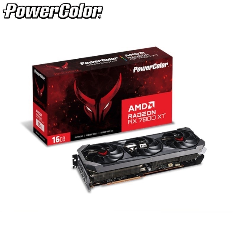 Jual POWERCOLOR RED DEVIL AMD RADEON RX 7800 XT 16GB GDDR6 | Shopee ...