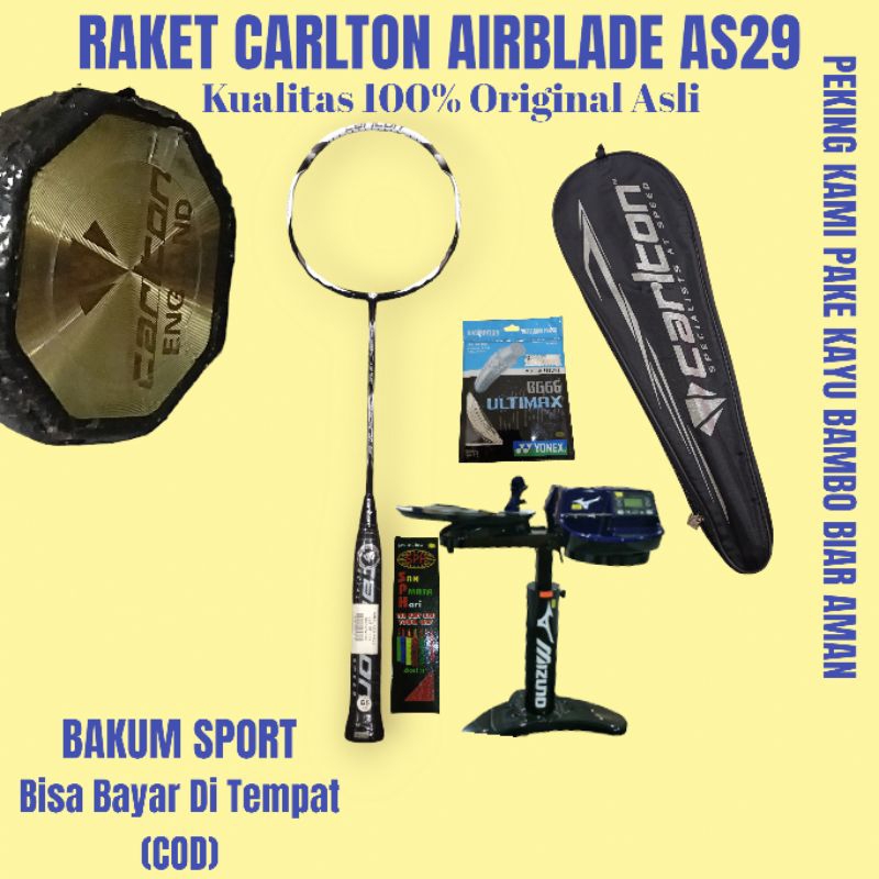 Jual Raket carlton airblade as29 kualitas 100%Original Asli Bisa (COD ...