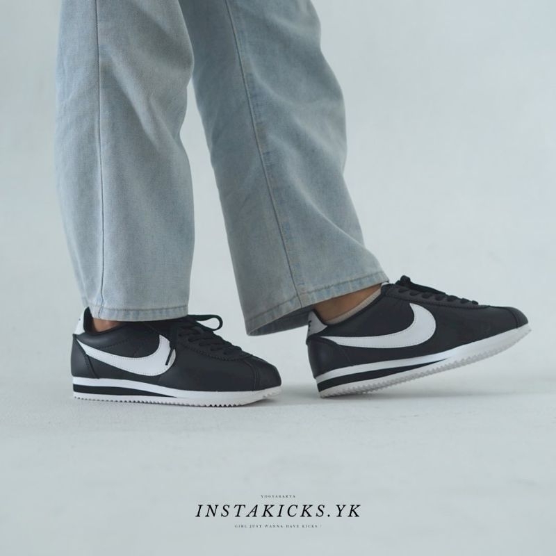 Jual CORTEZ CLASSICS BLACK WHITE | Shopee Indonesia