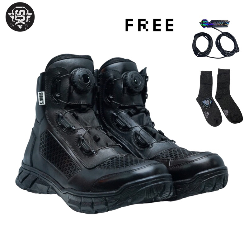 Jual SIDIK'S sepatu pdl lantas pendek 6 inci sepatu raider touring ...