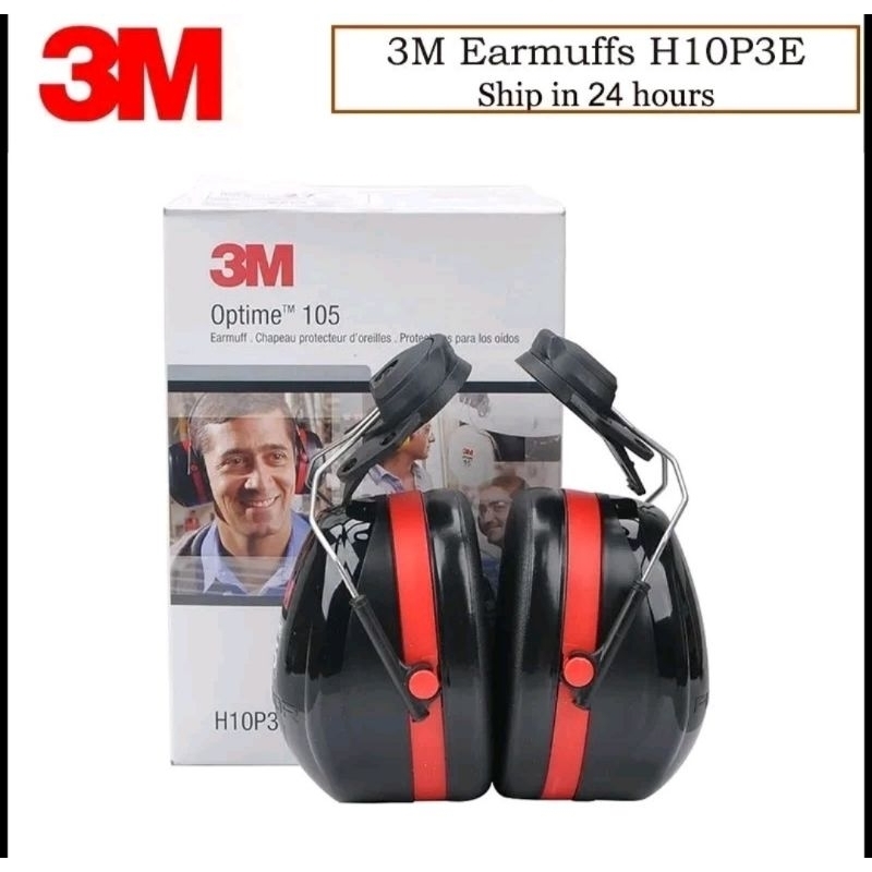 Jual 3M Earmuff Optime 105 Peltor H10P3E Alat Penutup Telinga Anti Bising | Shopee Indonesia