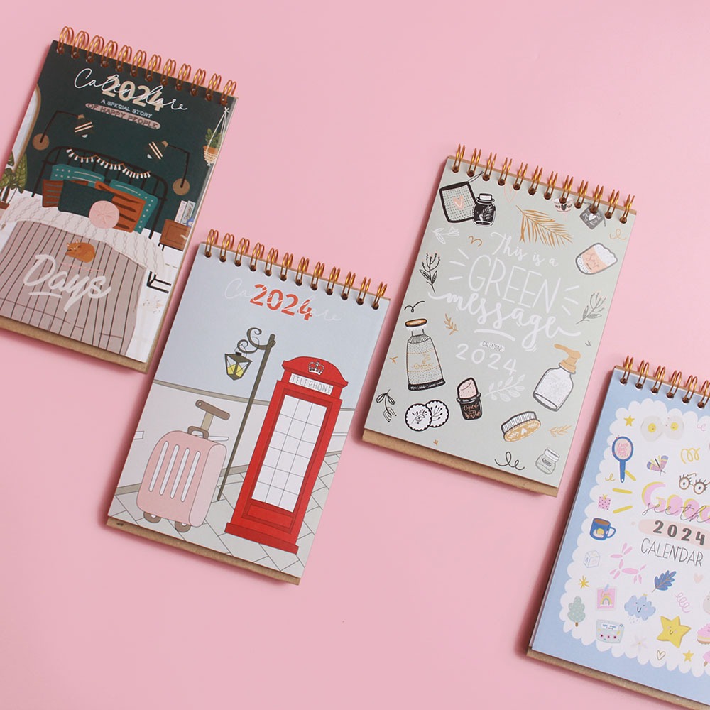 Jual Calendar Meja A6 2025 - Ukuran A6 - Kalender Meja Aesthetic ...