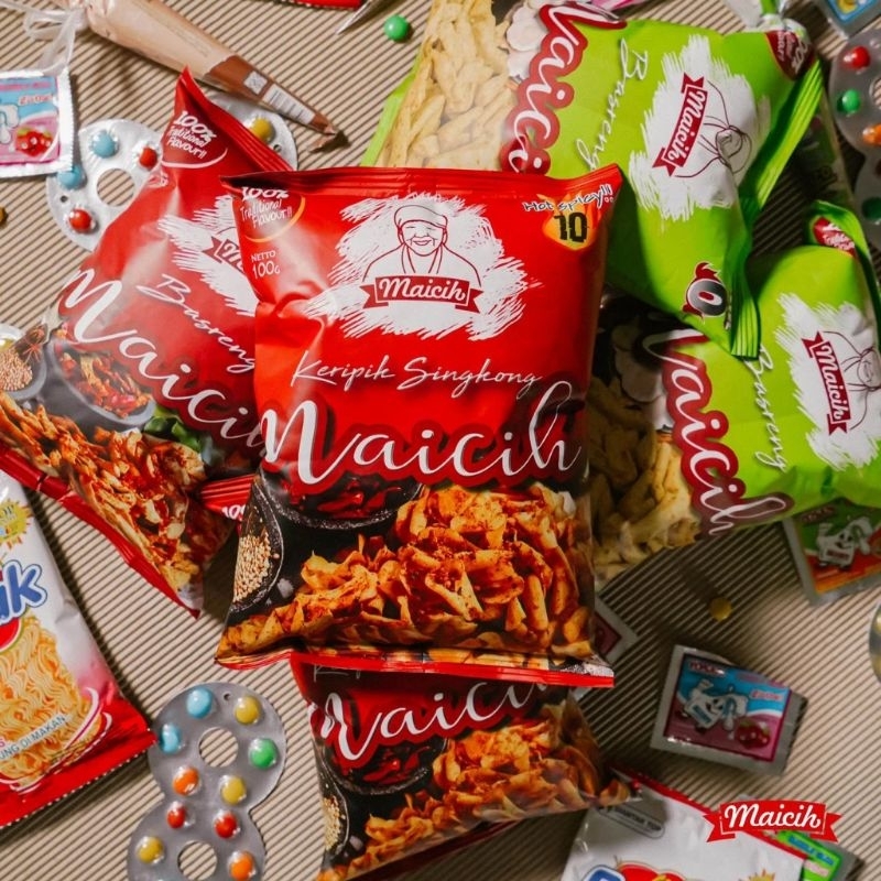 Jual Best Seller Maicih Keripik singkong pedas level 10 | Shopee Indonesia